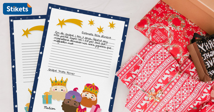 Letter from the Three Kings to write - Stikets