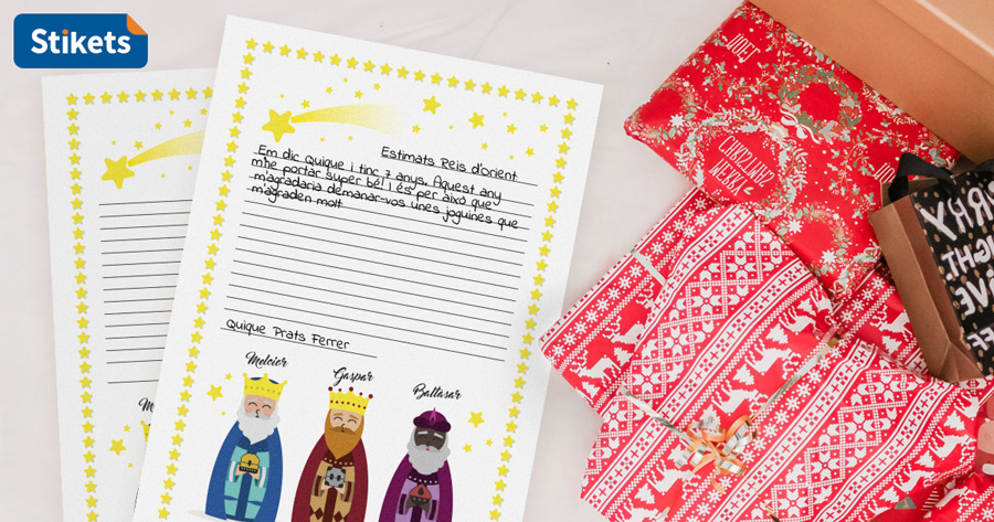 Letter from the Three Wise Men to write - Stikets