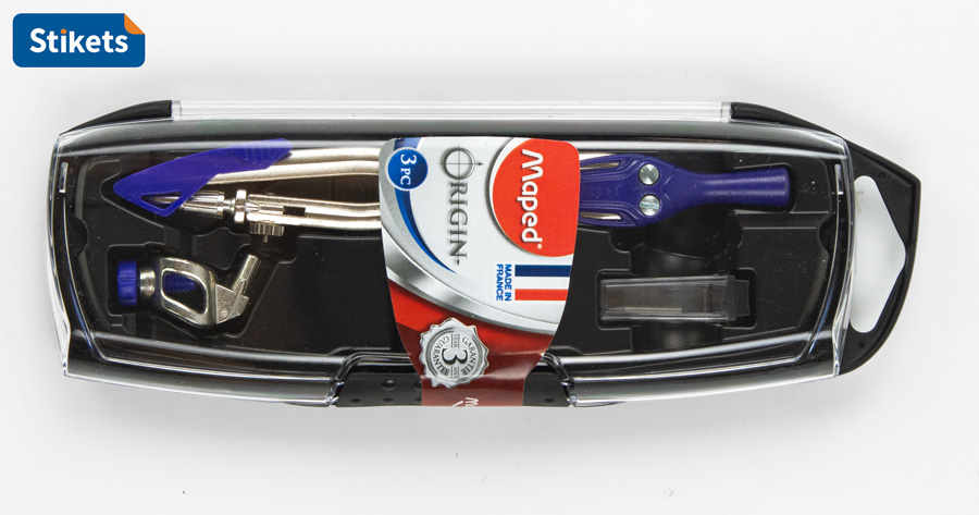 Compasso de desenho Maped Origin 3 peças - Stikets