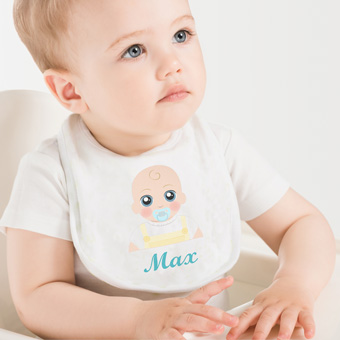 Babetes personalizados para bebés - Stikets